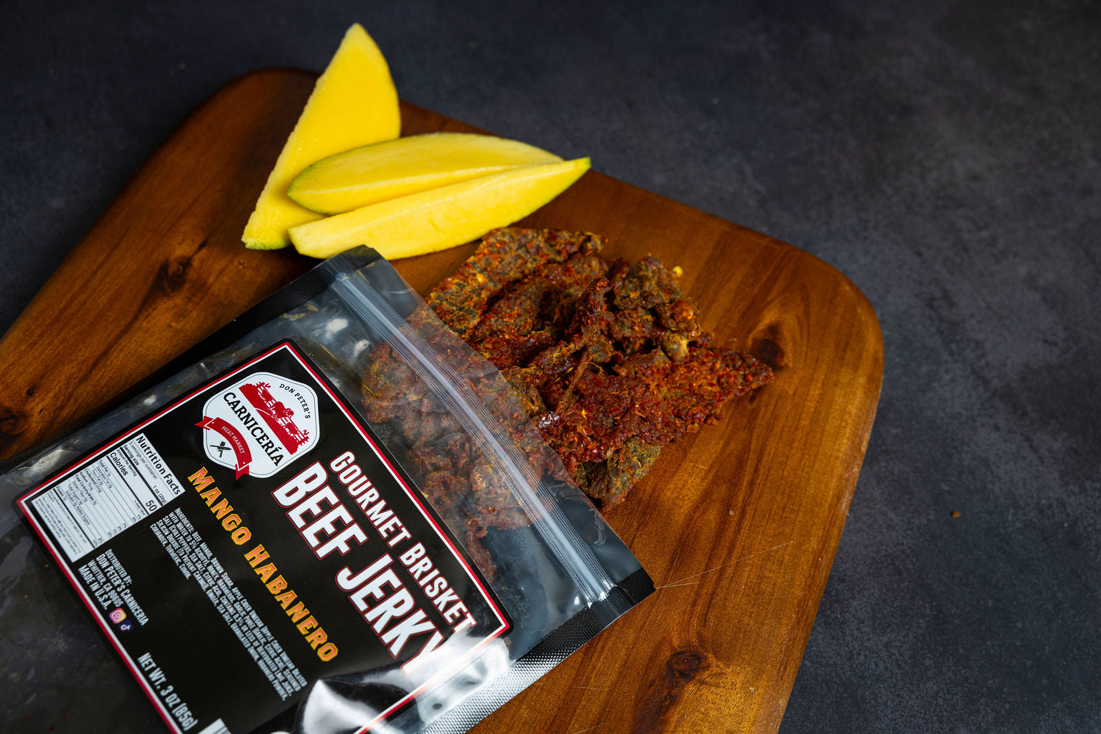 Don Peter's Brisket Beef Jerky (Mango Habanero) – Don Peter's ...